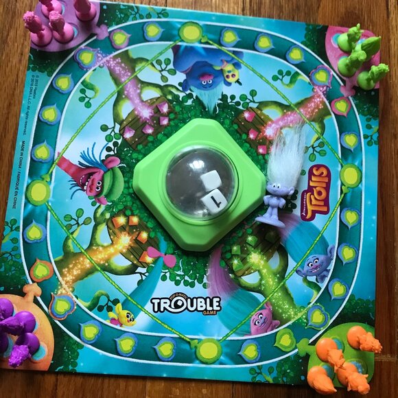 Hasbro | Toys | Gaming Dreamworks Trolls In Trouble Game | Poshmark